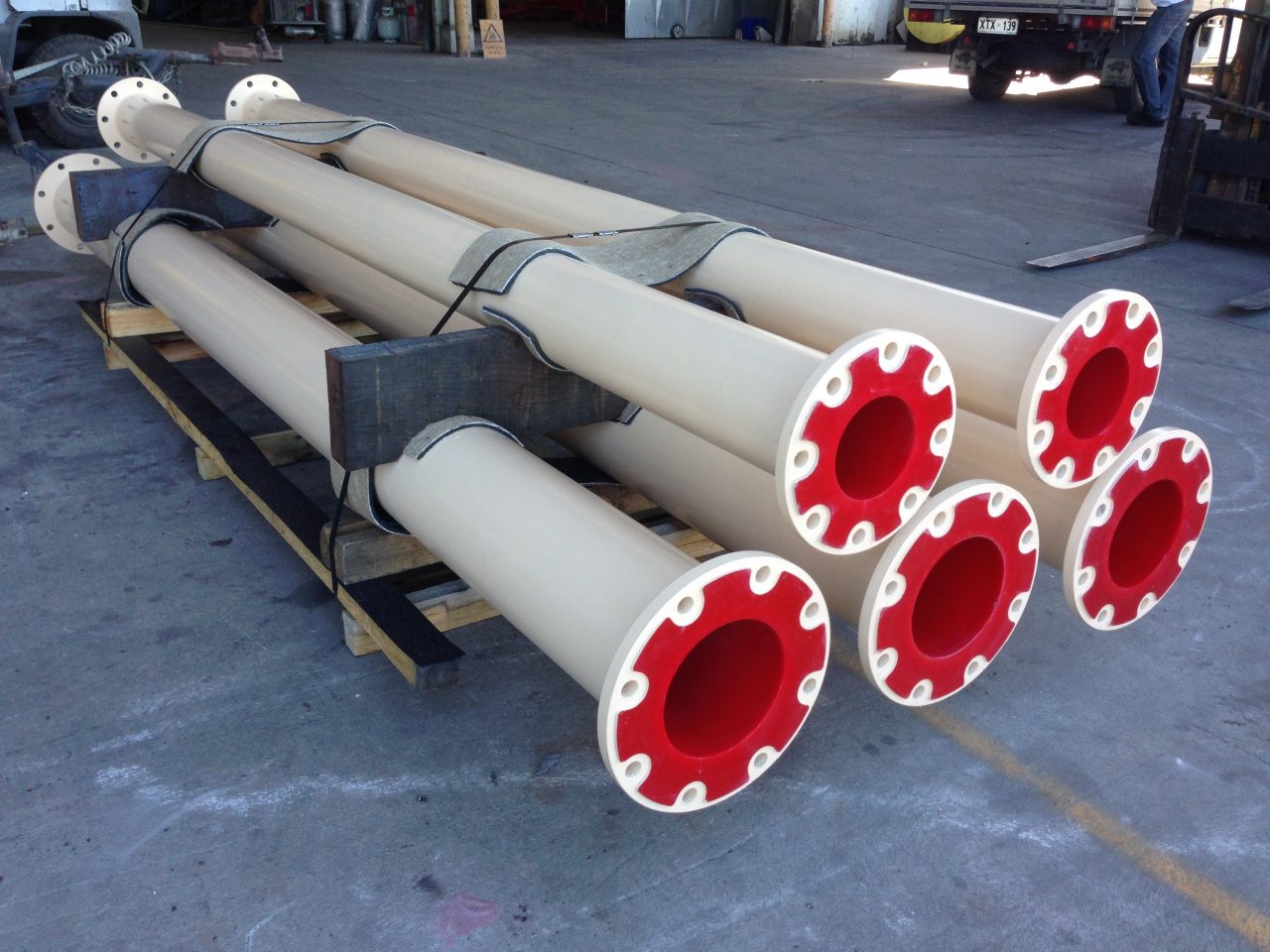 200NB Lined Pipe - Technical Urethanes